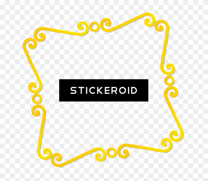 Yellow Border Frame Frames - Yellow Border Frame Frames - Full Size PNG ...