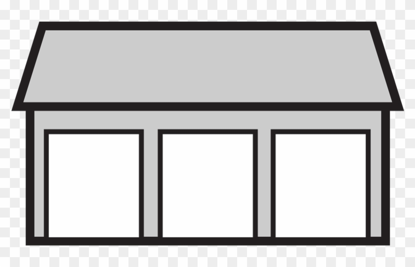 3 Car Garage - 3 Car Garage - Full Size PNG Clipart Images Download