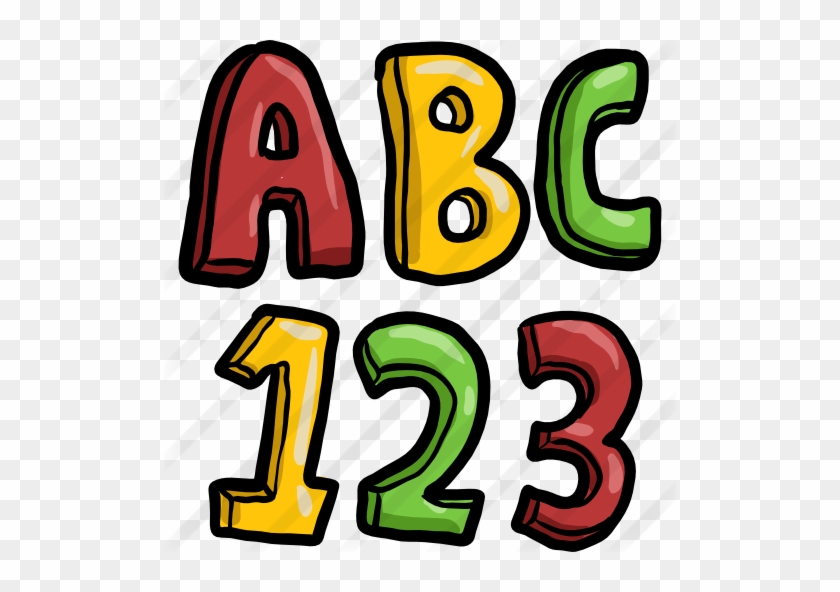 Abc 123 Clip Art - Abc 123 Clip Art - Full Size PNG Clipart Images Download