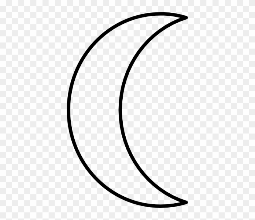 Collection Of Free Vector Moon Outline - Collection Of Free Vector Moon ...