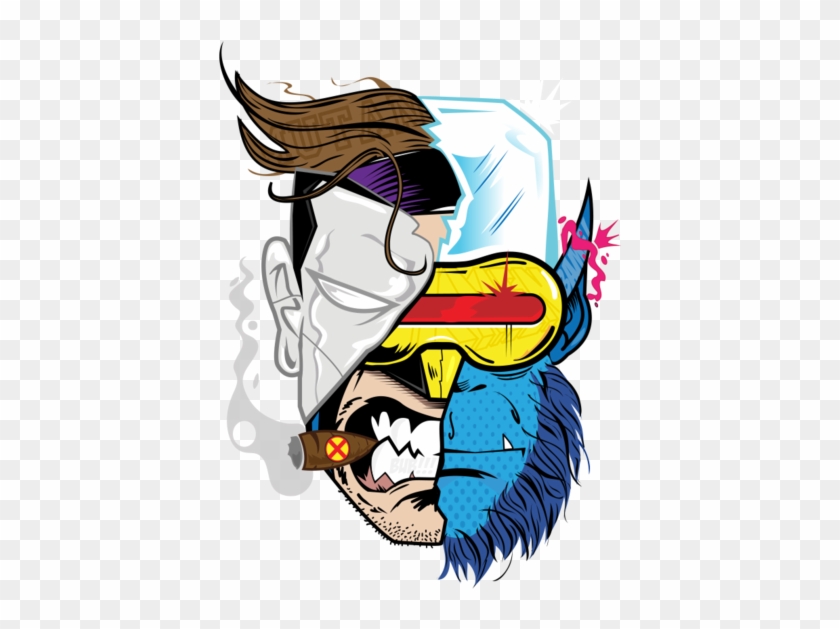 X-men Faces By Sean Hamilton Aka Create Ink Studios - X-men Faces By ...