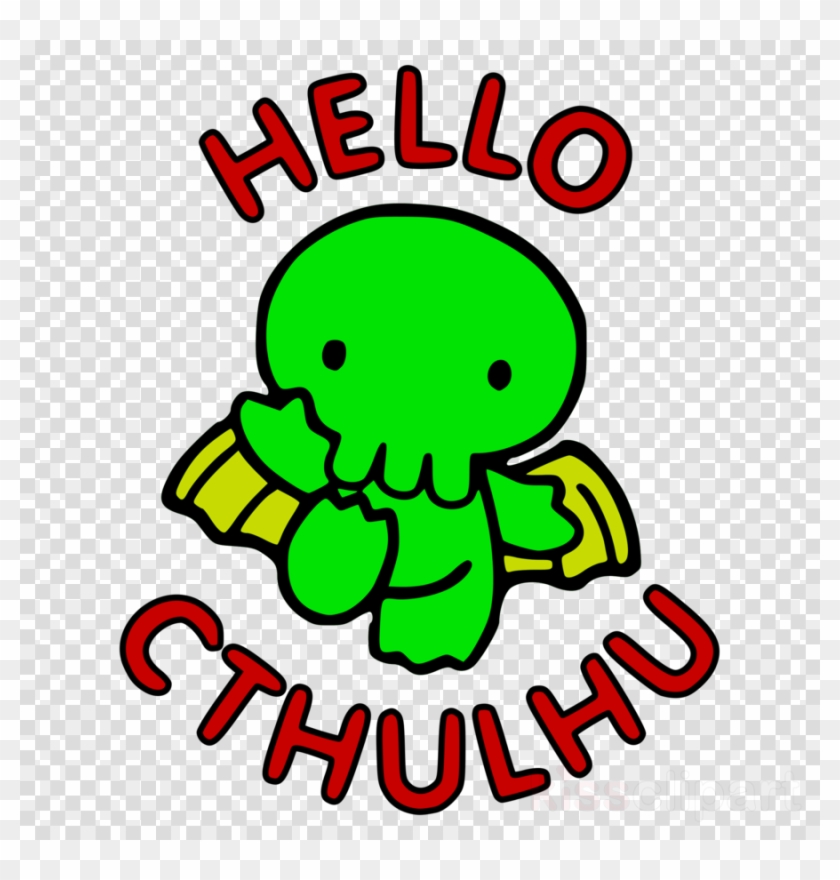 Hello Cthulhu Clipart Cthulhu Mythos Clip Art - Hello Cthulhu Clipart ...