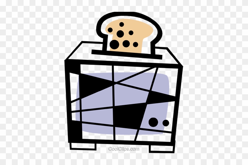 Toaster With Bread Royalty Free Vector Clip Art - Toaster With Bread ...