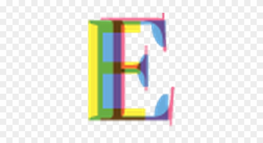 Luxury Letter E Clipart Four Color Alphabet Letters - Luxury Letter E ...