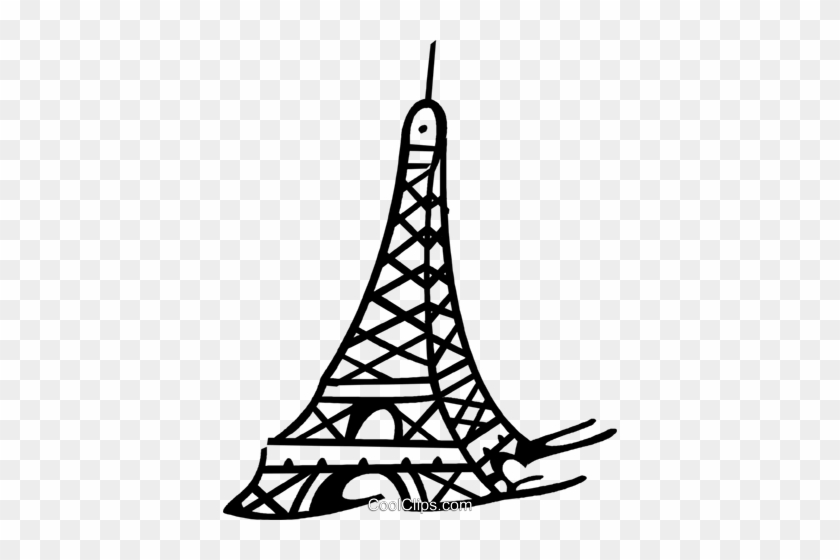 Eiffel Tower Royalty Free Vector Clip Art Illustration - Eiffel Tower ...