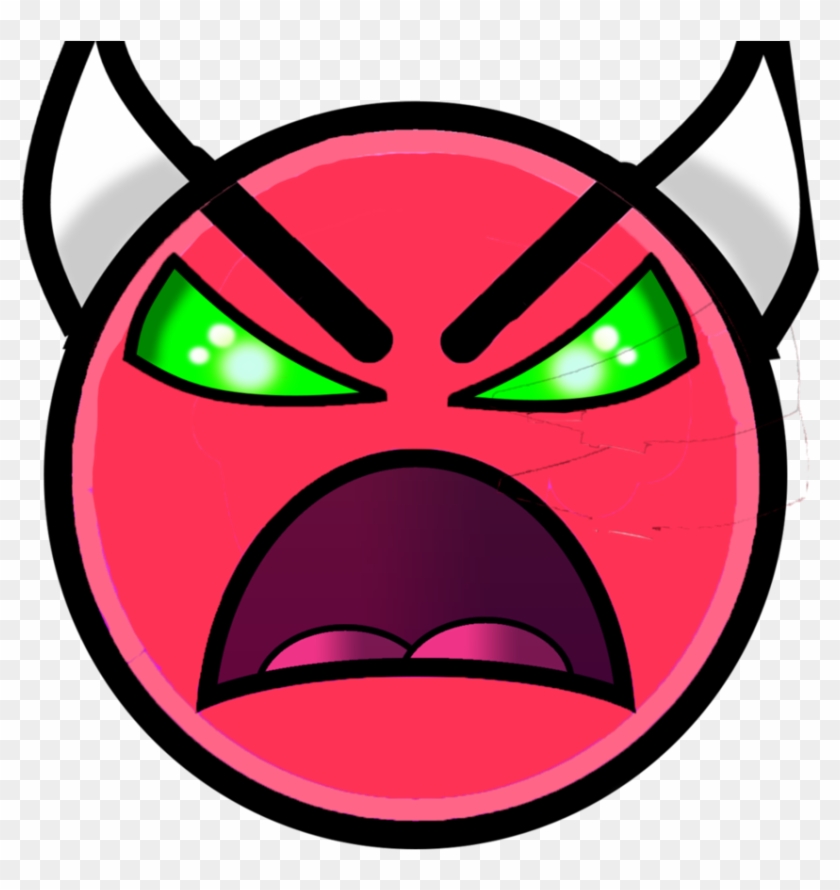 Demon Png - Geometry Dash - Full Size PNG Clipart Images Download