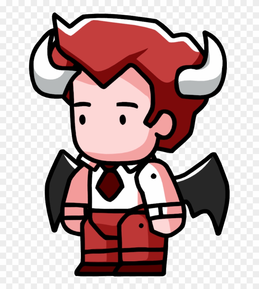 Demonic Man - Scribblenauts Guy Png - Full Size PNG Clipart Images Download