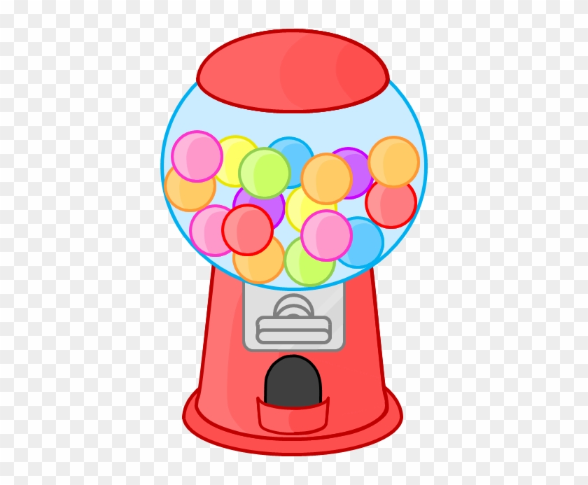 Gumball Clipart Red - Bubble Gum Machine Cartoon - Full Size PNG ...