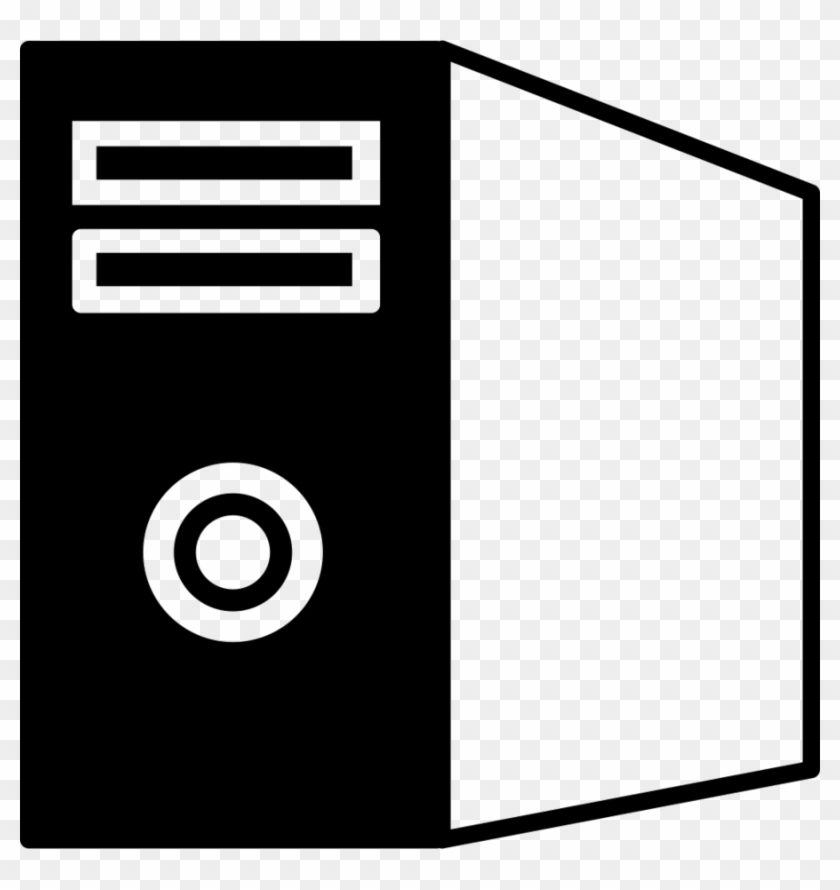 Computer Tower Icon Clipart Computer Cases & Housings - Computer Tower ...