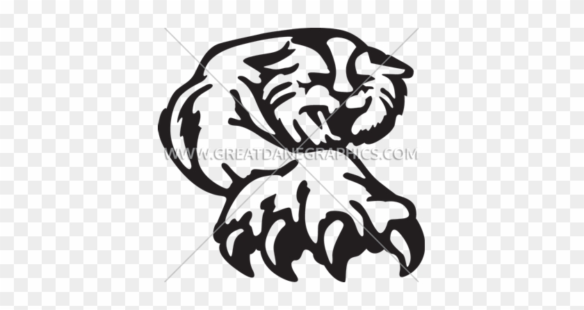 Tiger With Claw - Tiger With Claw - Full Size PNG Clipart Images Download