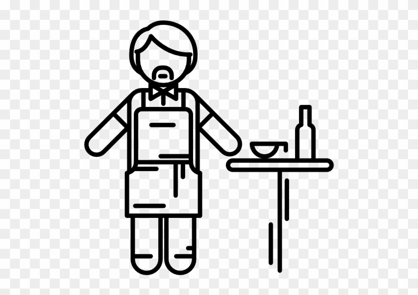 Waiter Working Free Icon - Waiter Working Free Icon - Free Transparent ...