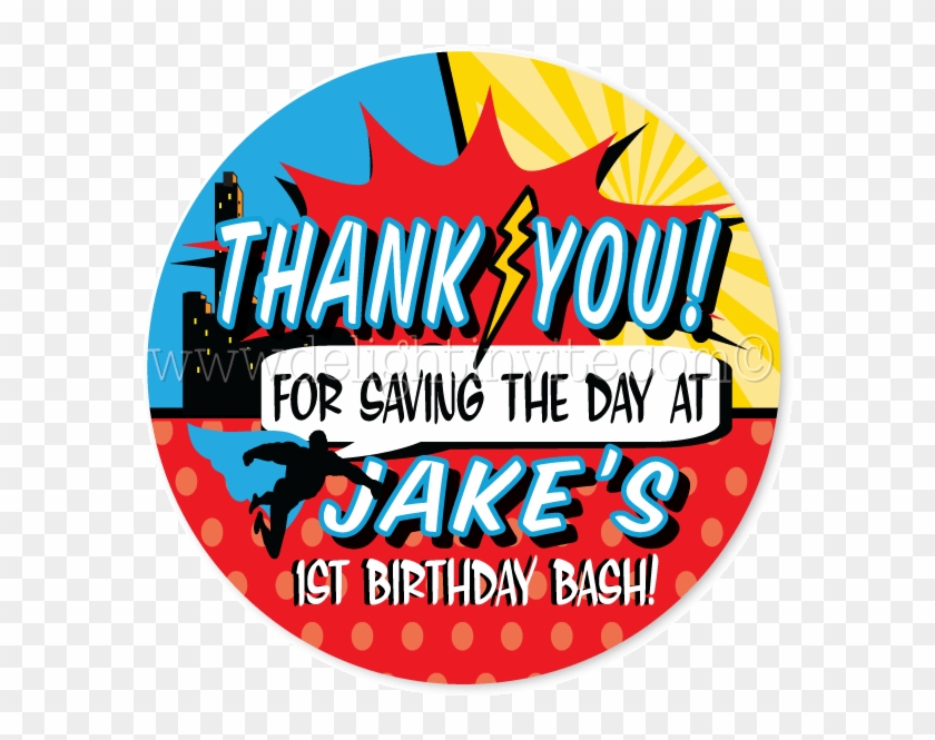 Superhero Comic Book Party Favor Tags - Superhero Comic Book Party ...