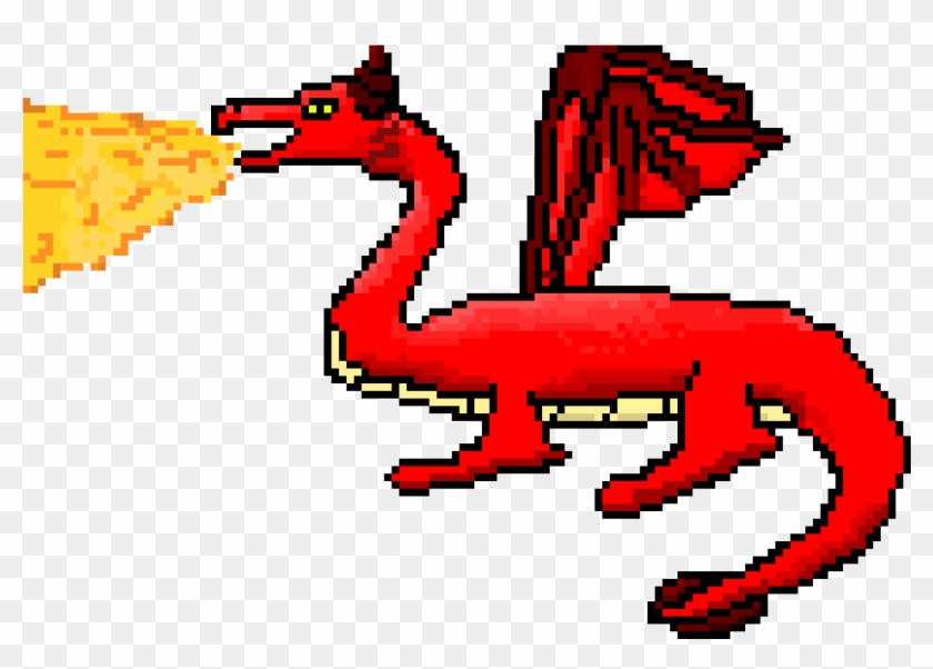 Red Dragon Pixel Art - Red Dragon Pixel Art - Full Size PNG Clipart ...