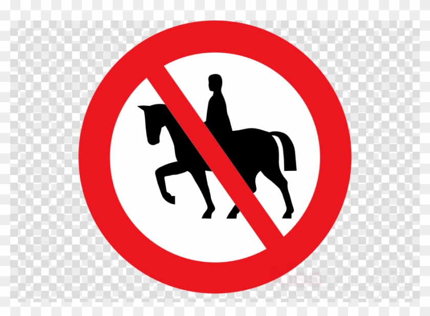 No Horse Riding Sign Clipart Horse Stock Photography - No Horse Riding ...