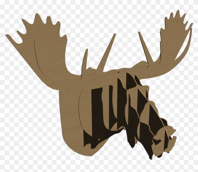 Moose With A Moustache - Moose With A Moustache - Full Size PNG Clipart ...