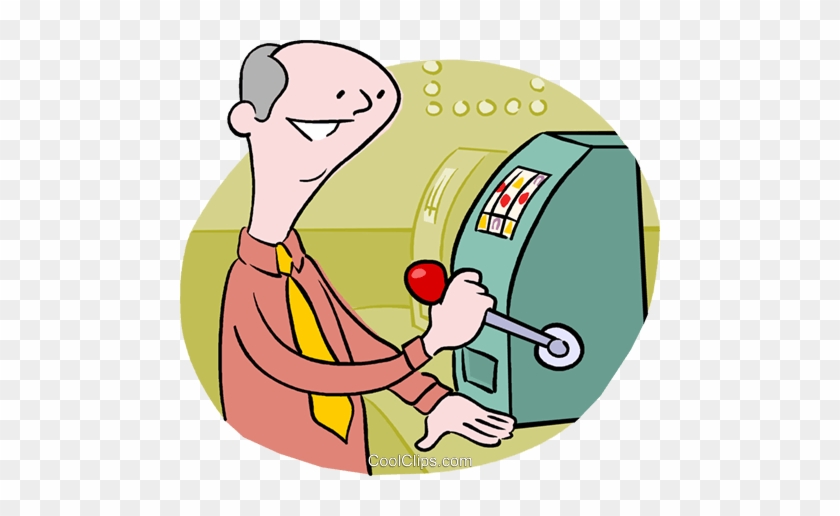 Slot Machine Royalty Free Vector Clip Art Illustration - Cartoon - Free ...