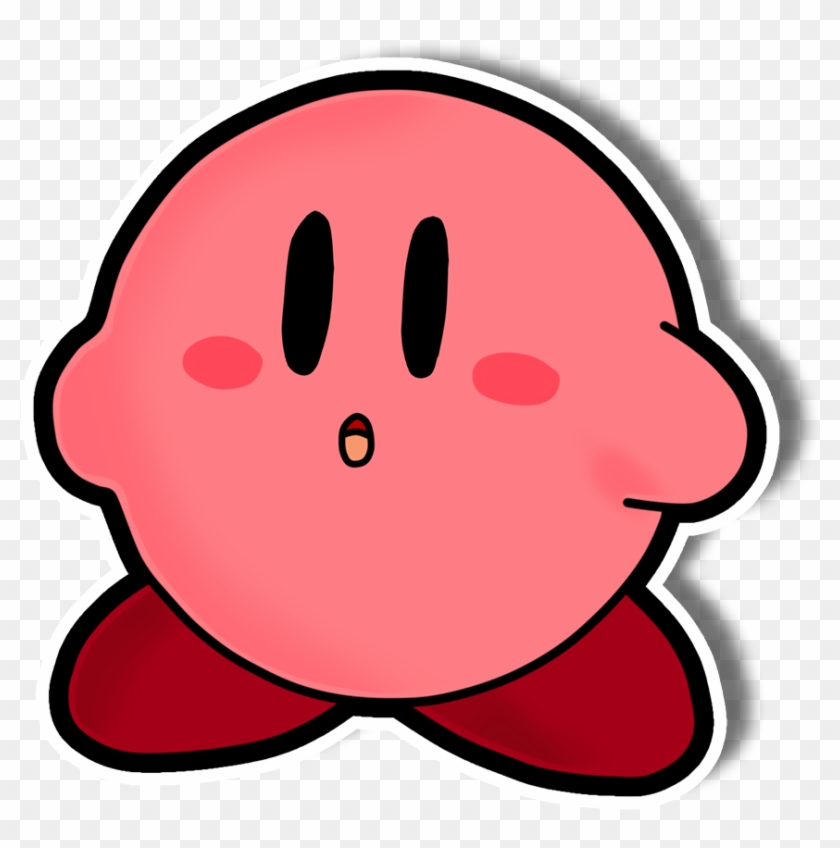 Kirby Clipart Cute - Paper Mario Kirby - Full Size PNG Clipart Images ...