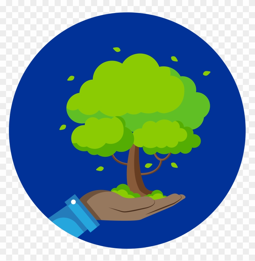 Free Clipart Of Planet Earth Encircled With Trees - Tree - Full Size ...