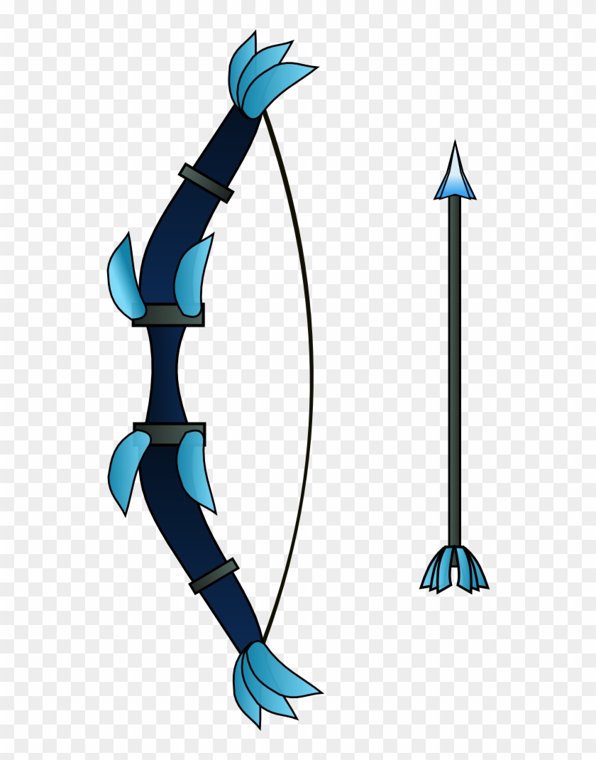 Preview - 2d Bow And Arrow - Full Size PNG Clipart Images Download