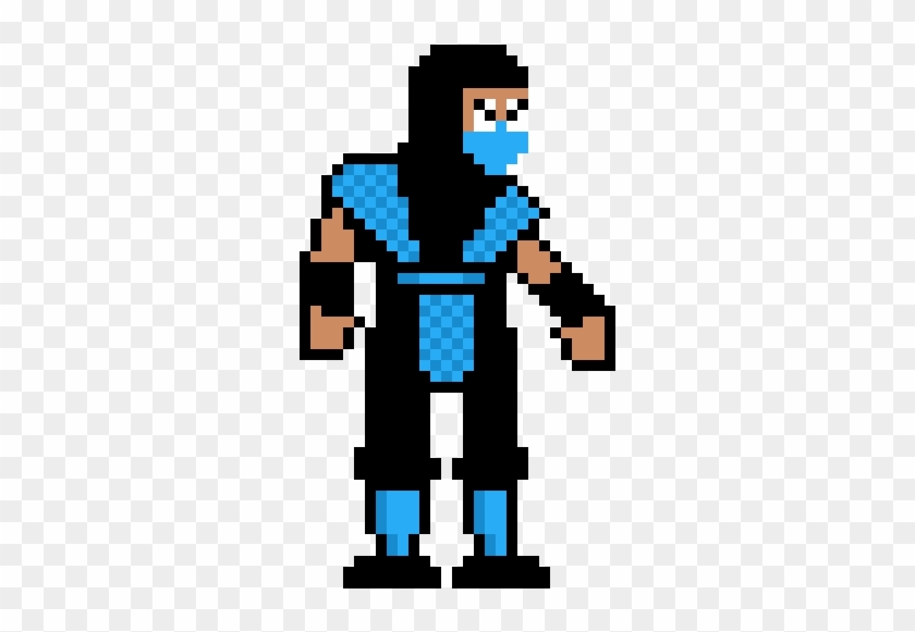 Sub-zero Mk1 - Sub Zero Pixel Art - Full Size PNG Clipart Images Download