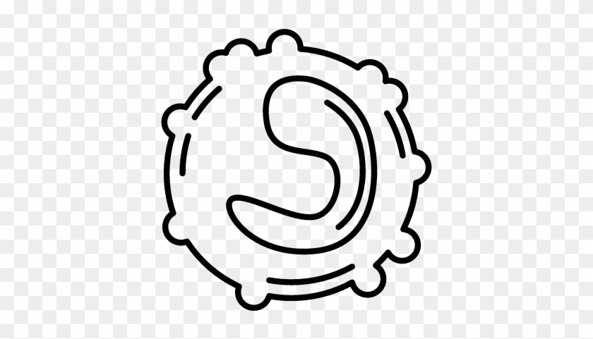 White Blood Cell Vector - White Blood Cell Black And White - Full Size ...