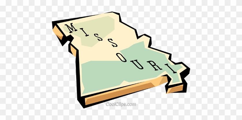 Missouri State Map Royalty Free Vector Clip Art Illustration - Missouri ...