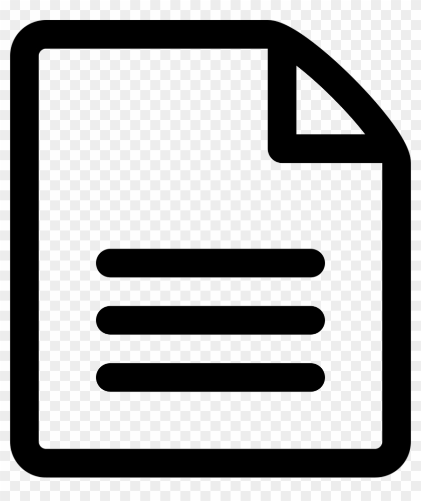 Document Clipart Svg - Page Icon Svg - Full Size PNG Clipart Images ...