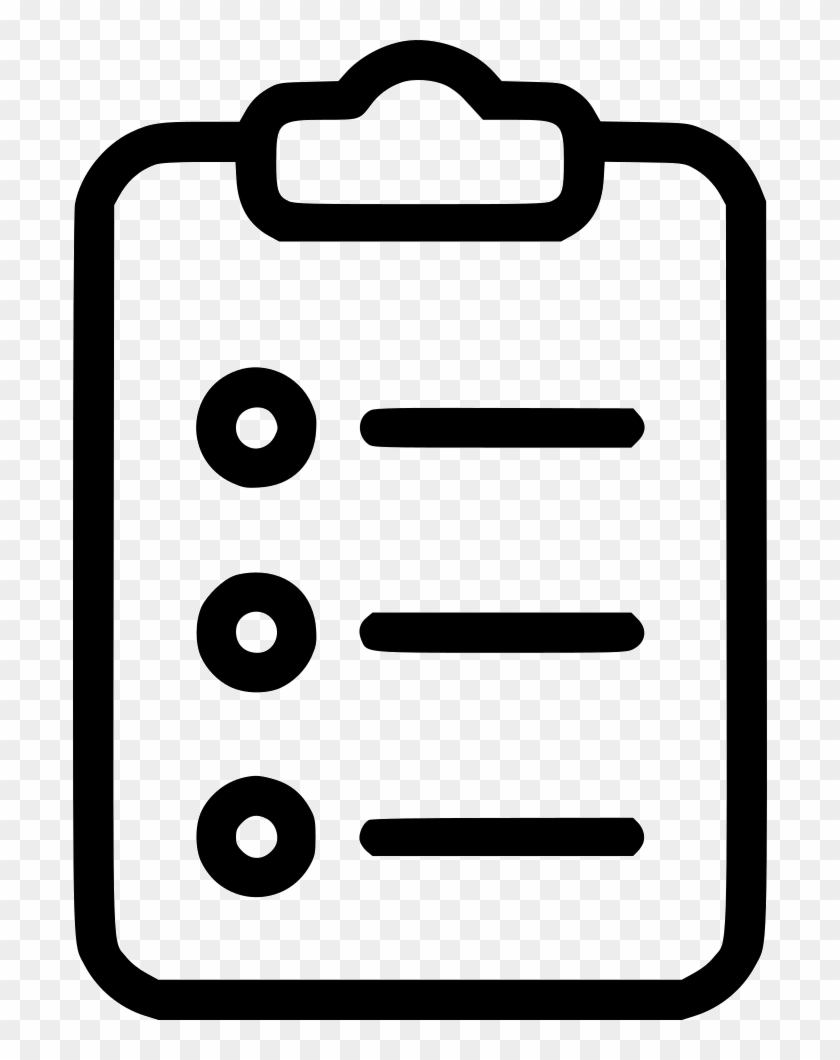 Png File Svg - Check List Icono - Full Size PNG Clipart Images Download