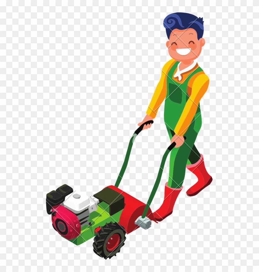 Hoe Man Farmer - Cartoon - Free Transparent PNG Clipart Images Download