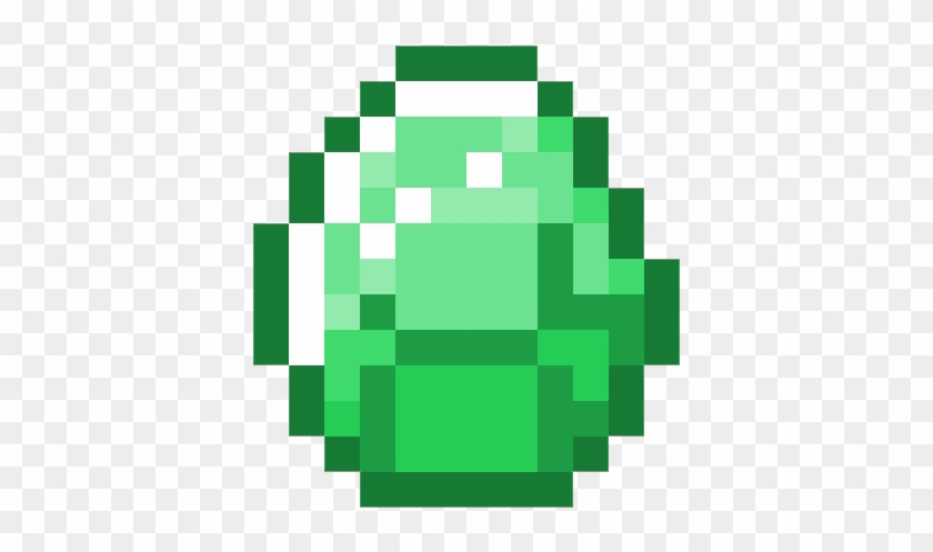 Emerald - Minecraft Diamond Pixel Art - Full Size PNG Clipart Images ...