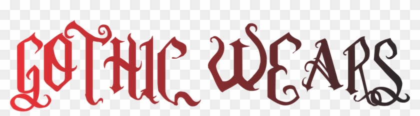 Gothic Wears - Gothic Font - Full Size PNG Clipart Images Download