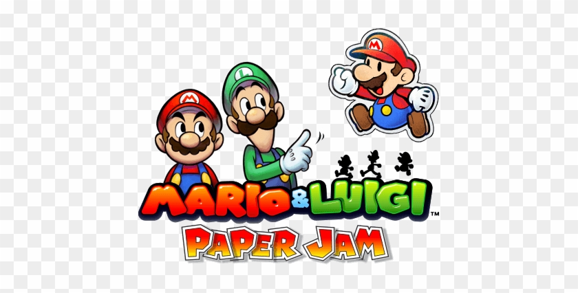 Mario & Luigi - Mario And Luigi Paper Jam Bros 3ds - Full Size PNG ...