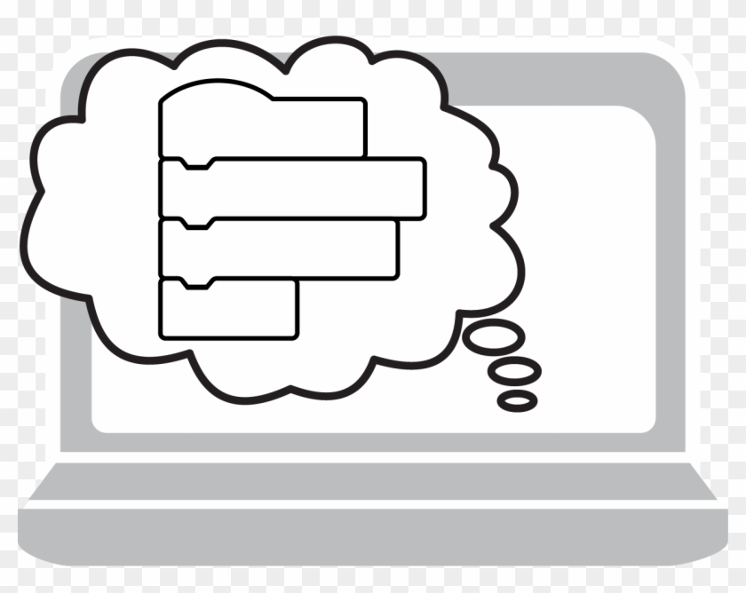 Computational Thinking And Scratch - Line Art - Full Size PNG Clipart ...