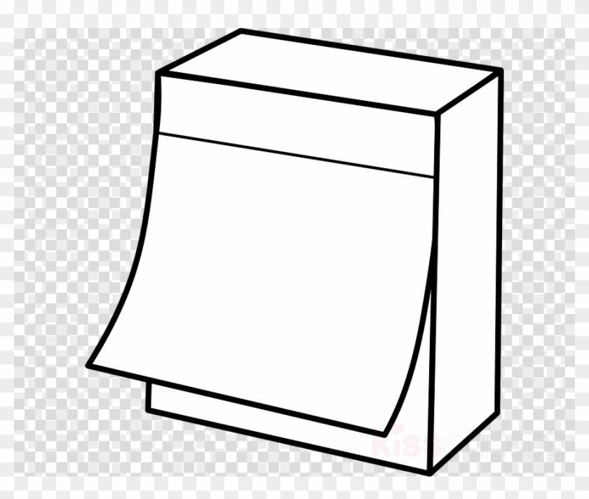 Sticky Notes Outline Clipart Post-it Note Paper Clip - Free Sleeping ...