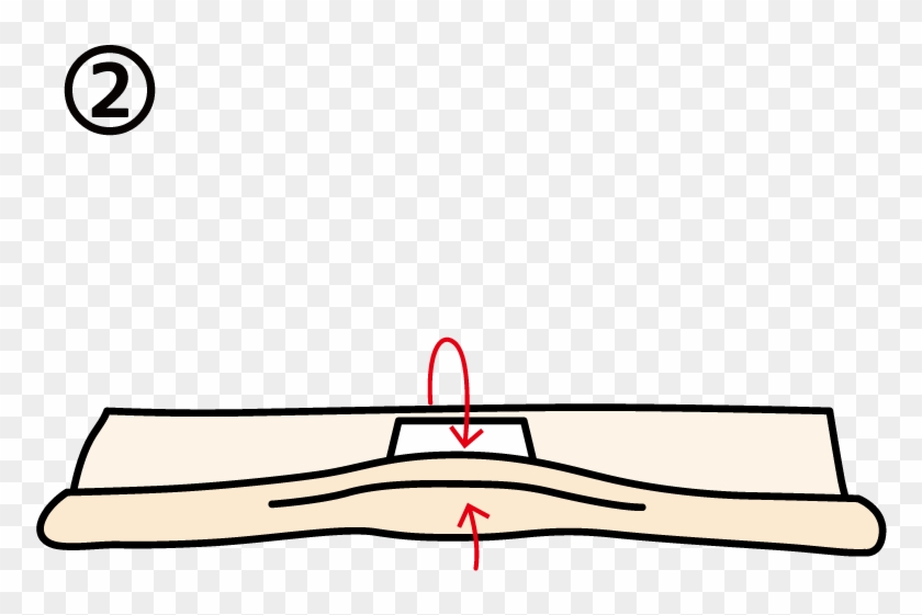 Fold The Near Side And Far Side Of The Tenugui To Cover - Fold The Near ...