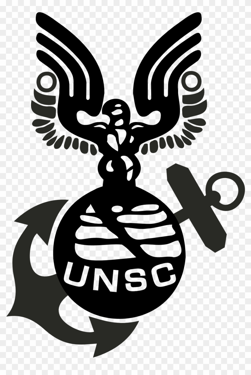 Unsc Marine Corps - Unsc T Shirt - Full Size PNG Clipart Images Download