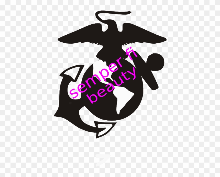 Semper Fi Beauty Clip Art At Clker - Usmc Logo Clip Art - Full Size PNG ...