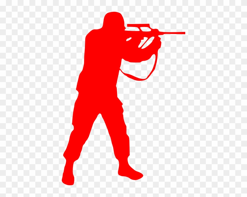 Red Soldier Clip Art - German Soldier Silhouette Png - Full Size PNG ...