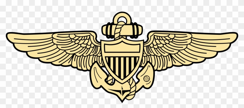 Open - Us Navy Pilot Wings - Full Size PNG Clipart Images Download