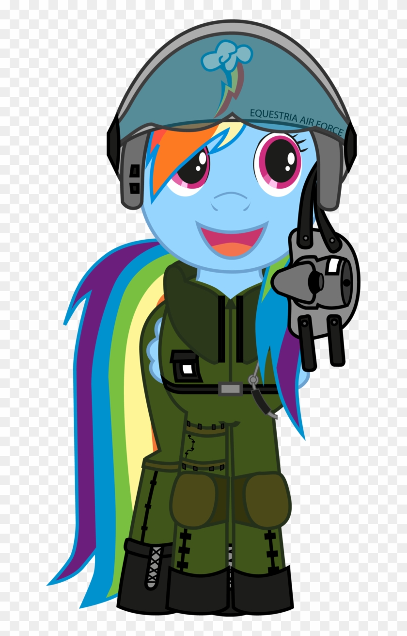 Air Force, Artist - Mlp Army Rainbow Dash - Full Size PNG Clipart ...