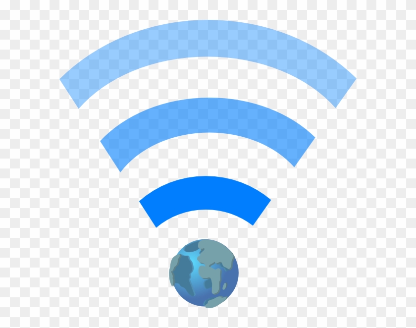 Wifi Symbol With Earth Clip Art At Clker - World Wide Web Icon - Full ...