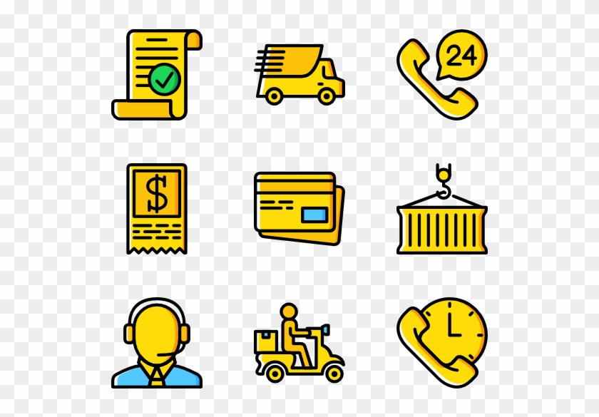 Delivery 50 Icons - Comma - Full Size PNG Clipart Images Download