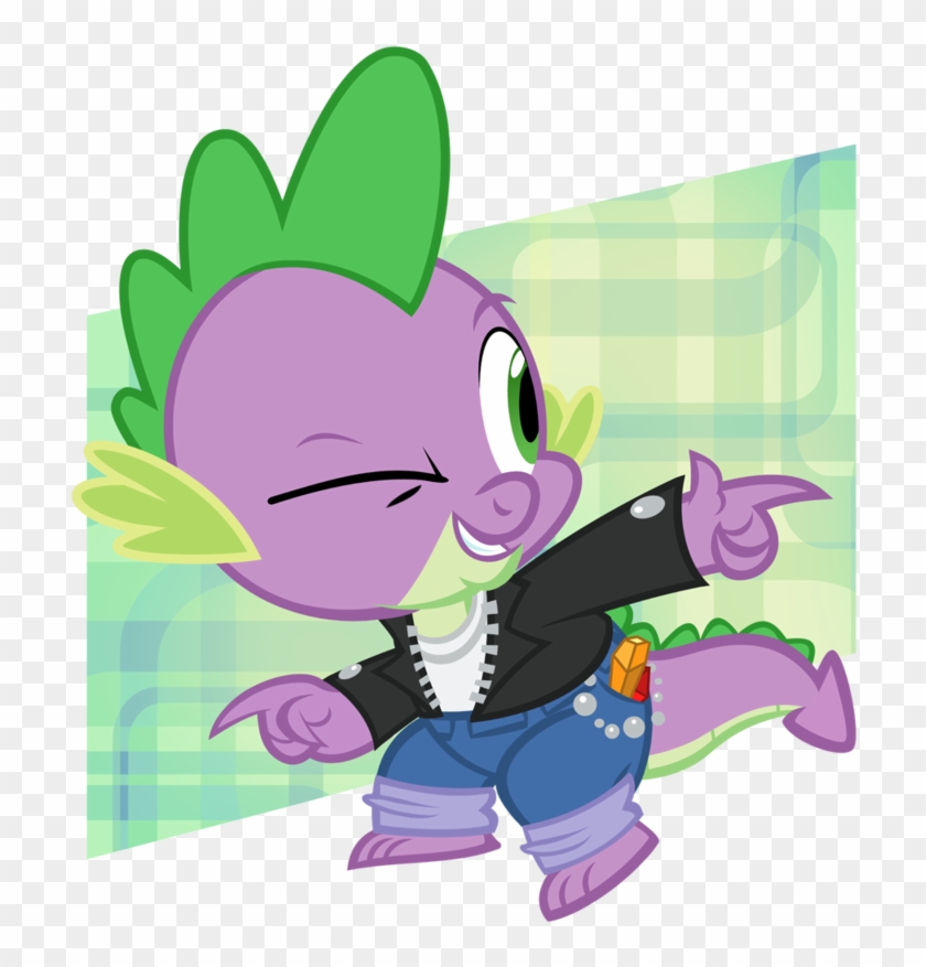 1950s Cool Guy Spike By Pixelkitties - My Little Pony Spike Clothing ...