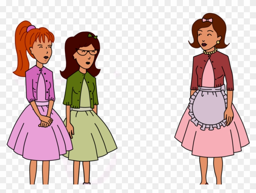 1950's Daria, Quinn And Helen By Lapislazuli939 - Cartoon - Full Size ...
