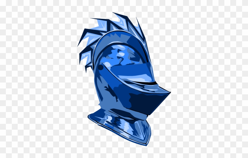 Knight Helmet By Itsfish3 - Blue Knight Helmet - Full Size PNG Clipart ...
