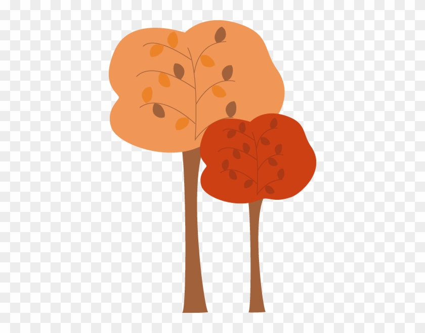 Rustic Fall Trees Clip Art - Modern Fall Clip Art - Full Size PNG ...