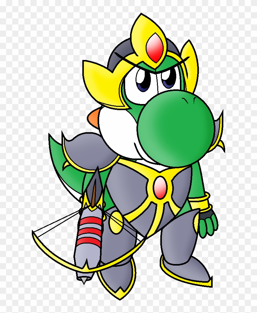 Yoshi In Hallowed Armour By Assassinknight-47 - Armor Yoshi - Full Size ...