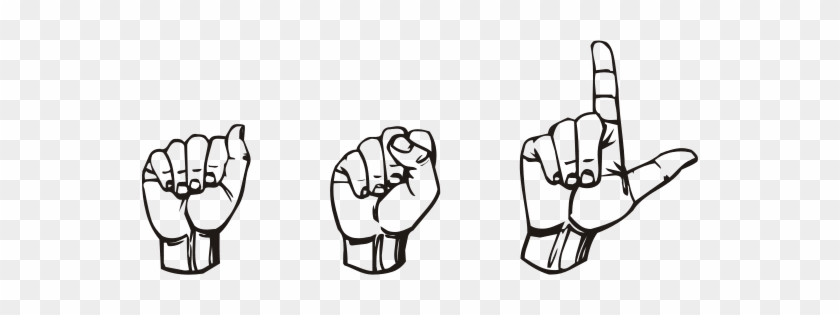 Sign How - Asl In Sign Language - Full Size PNG Clipart Images Download