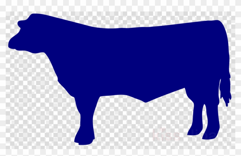 Outline Of A Beef Cow Clipart Angus Cattle Beef Cattle - Png Black ...