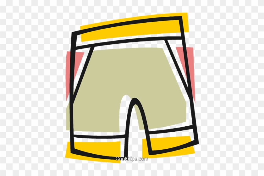 Pair Of Shorts Royalty Free Vector Clip Art Illustration - Pair Of ...